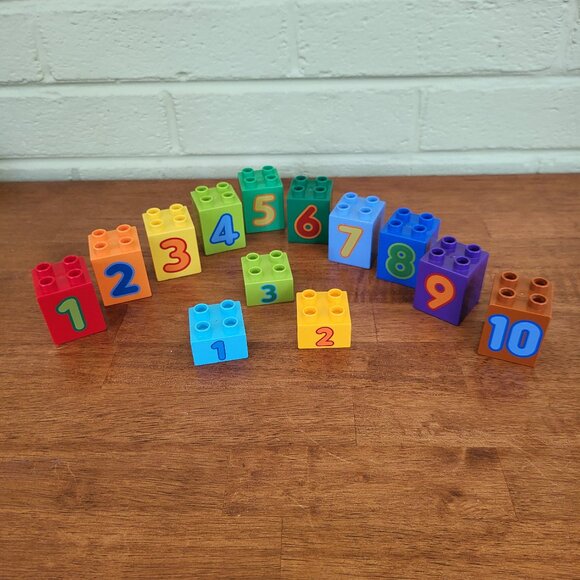 Lego | Toys | Lego Duplo Lot Numbers Blocks Bricks 3 Pieces Learn ...